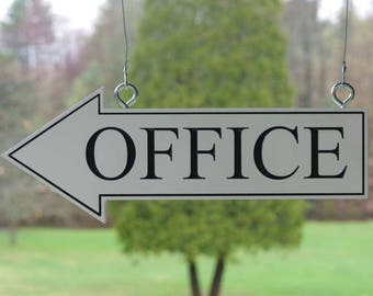 Custom Carved Arrow Shaped House Number Sign Pointing Left or | Etsy