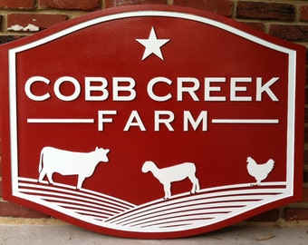 Entrance farm sign | Etsy