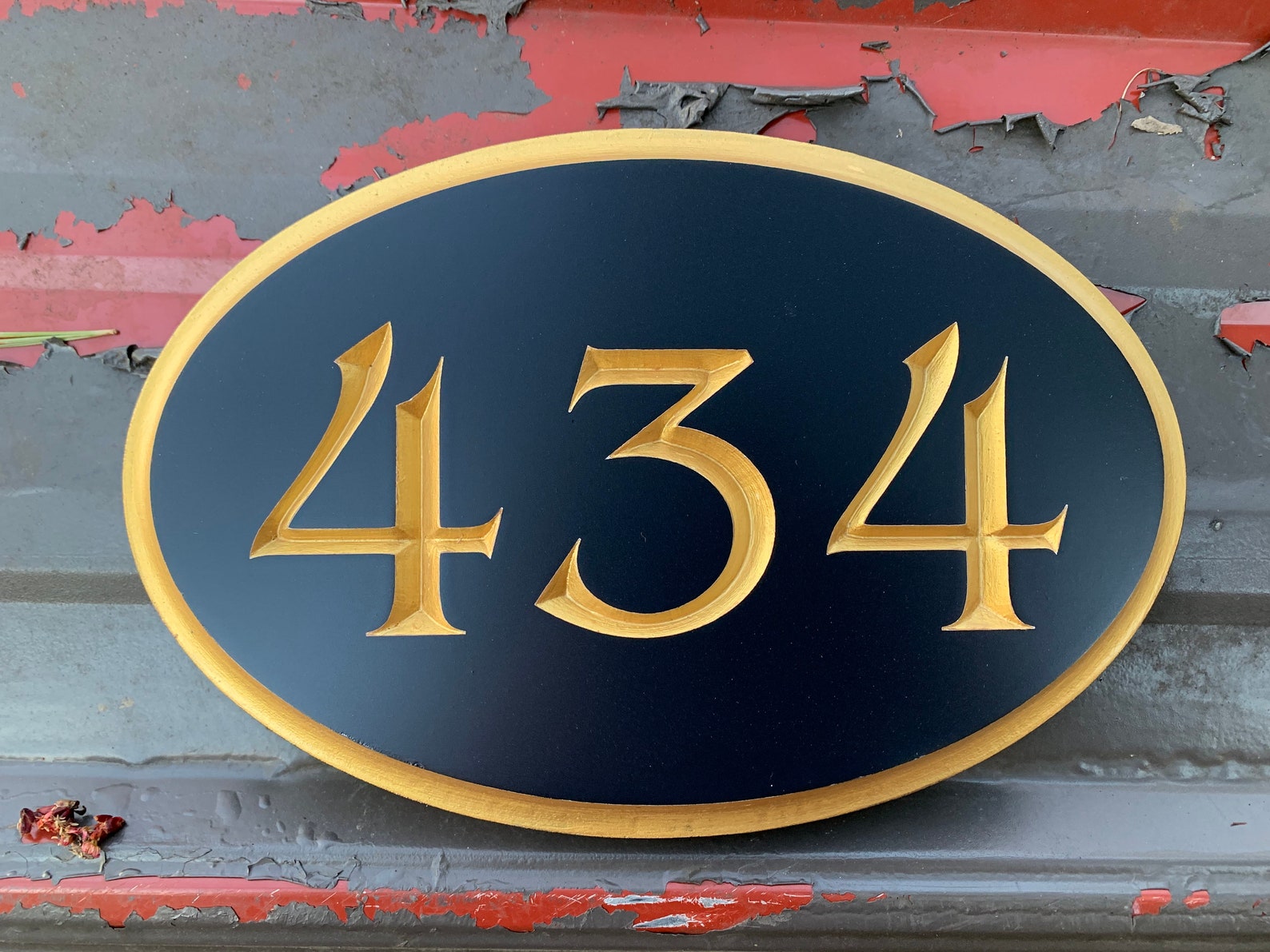 House Number Plaque Custom Numbers for Home Custom Carved | Etsy