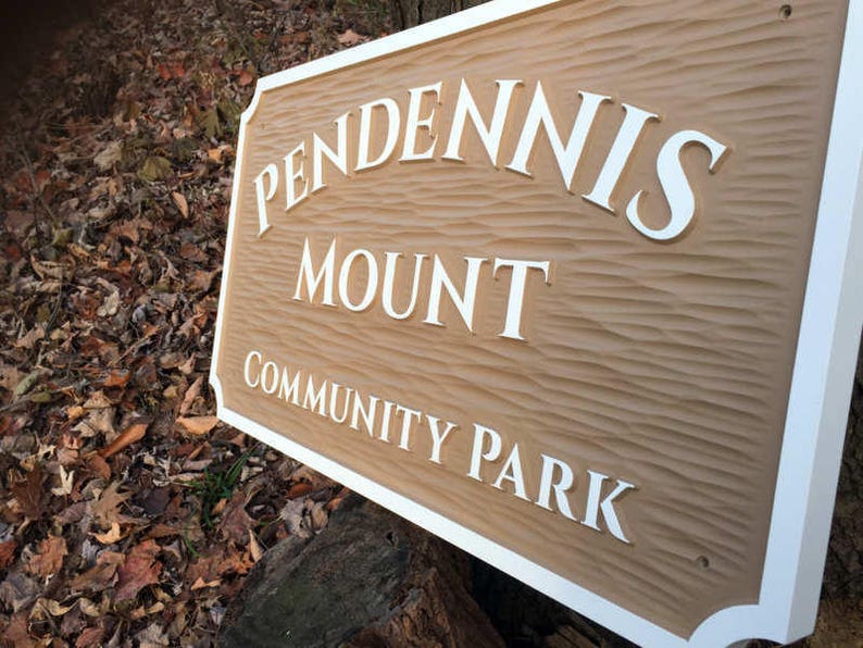 Community Park Signs Business Signs Customized B91 | Etsy