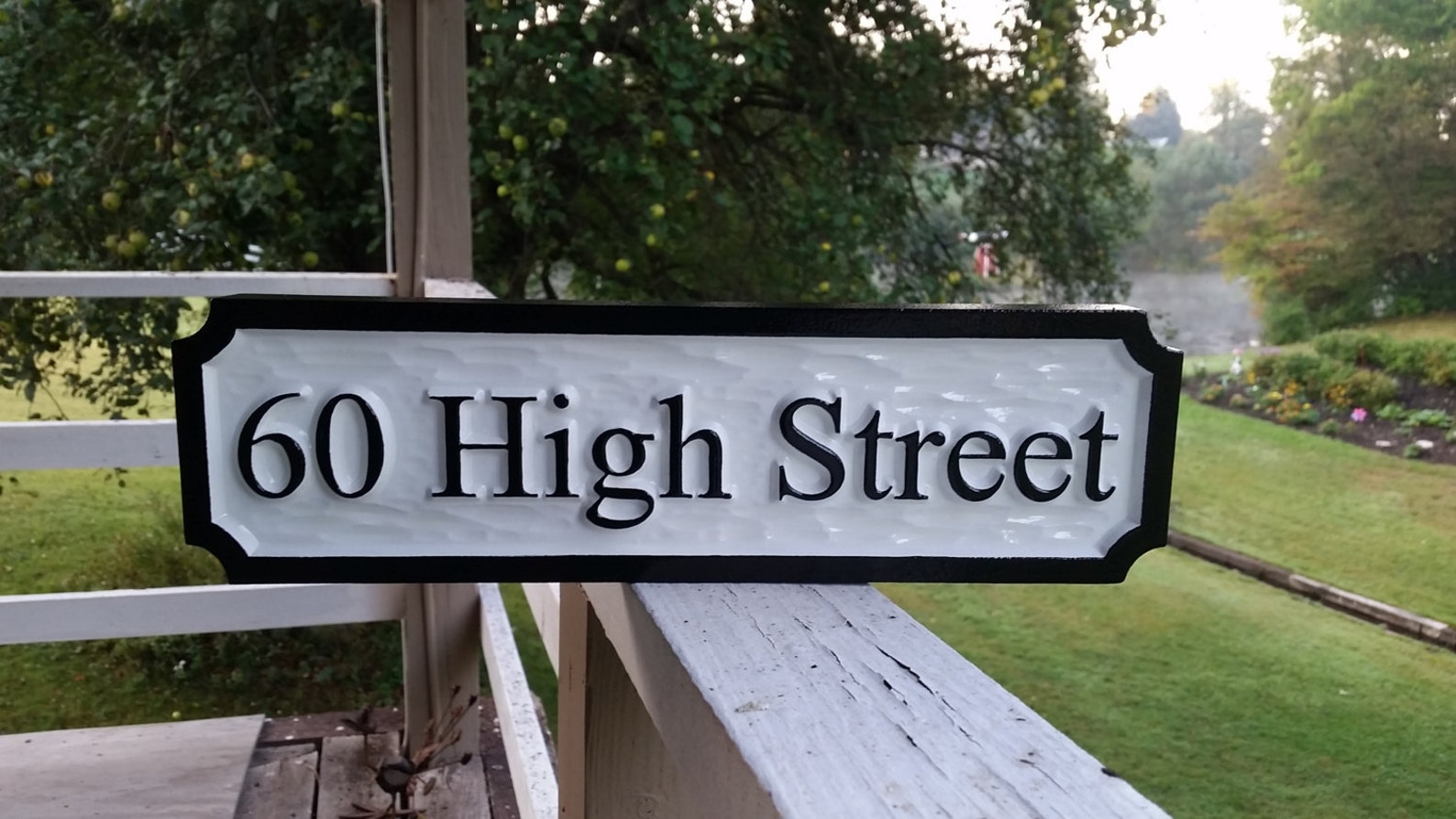 Personalized Address Sign With Street Name Custom Carved - Etsy