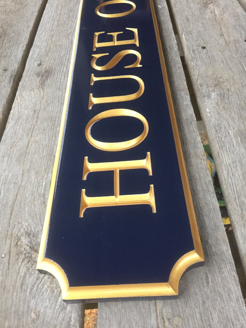 Custom V-carved Quarterboard Sign Add Your Name Q69 - Etsy