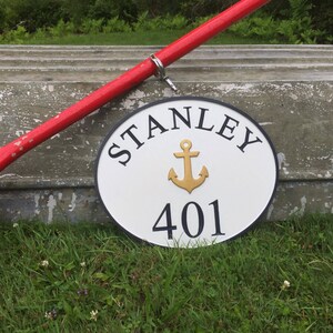 Personalized Exterior House Marker Sign With House Name, Street Name ...