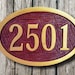 Cedar Carved Address Sign - Custom Carved Wood Signage - Made to Order ...