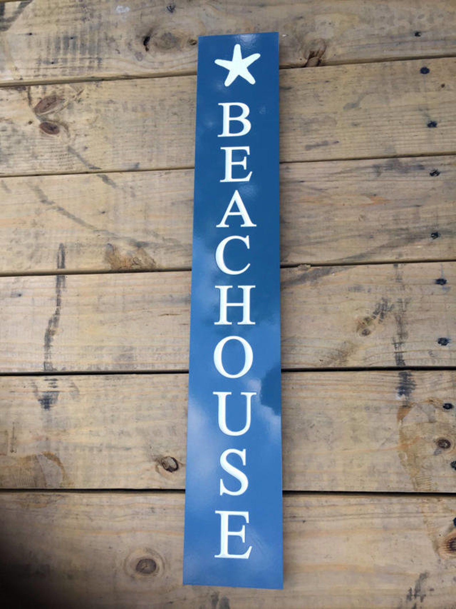 Custom Carved Vertical Quarterboard Sign Add Your Name or | Etsy