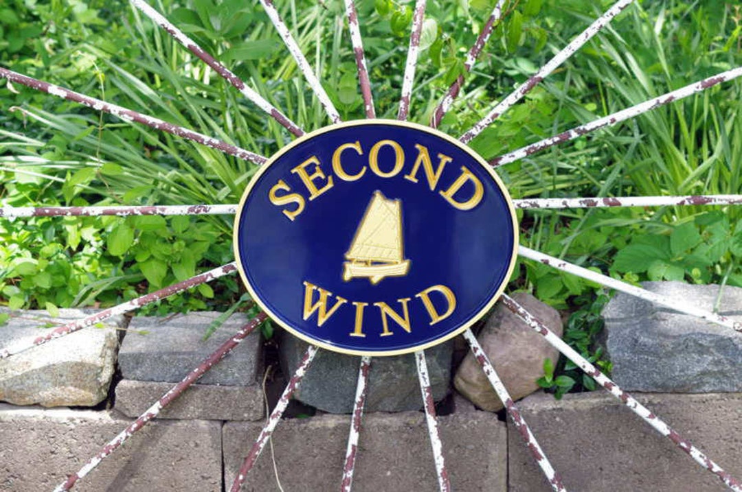 Personalized Exterior House Marker Sign With House Name, Street Name ...