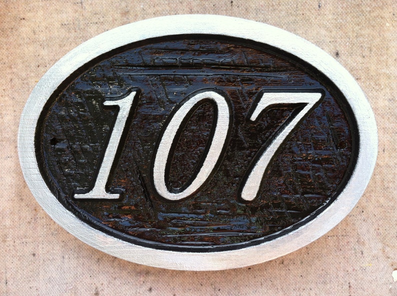 Custom Numbers House Number Sign Carved Address Plaques A3 - Etsy