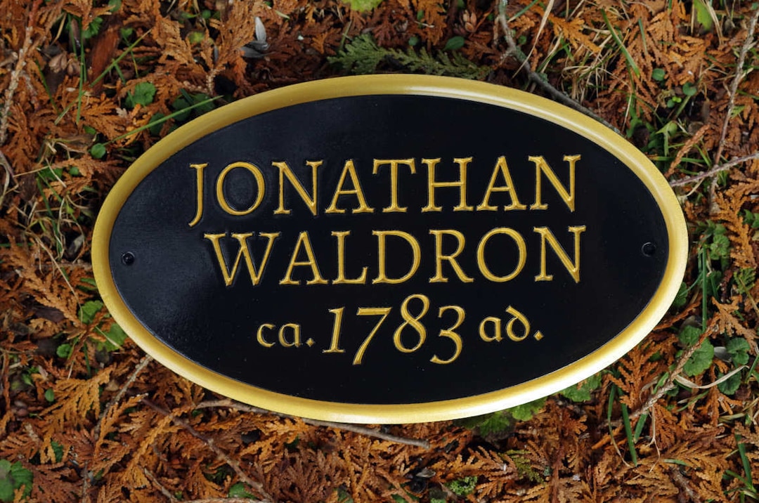 Add Your Name Custom Carved Builders Name Sign / Historic - Etsy