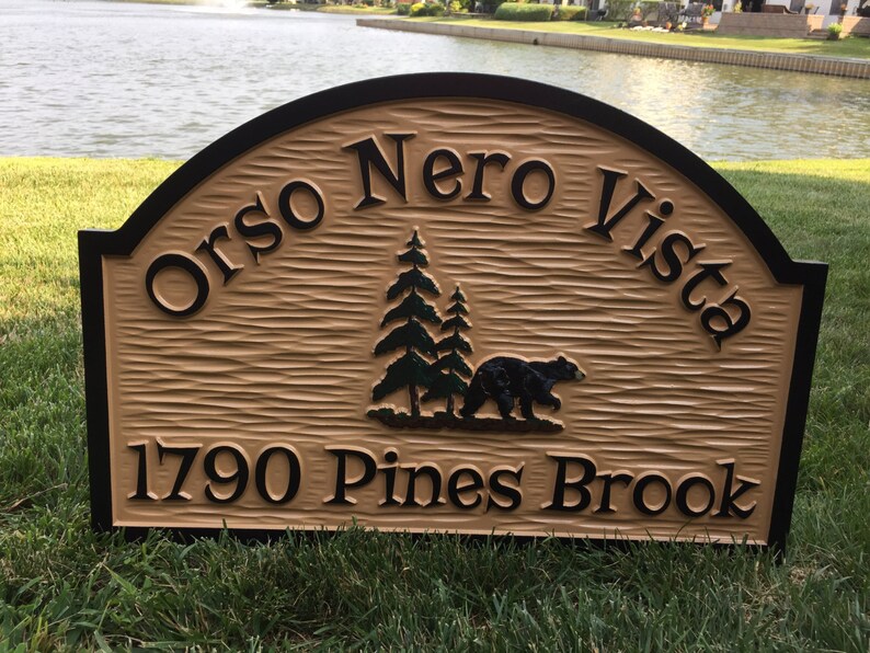 Custom Business Signs With Address made to Order Park and - Etsy