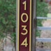 Vertical Address Sign - Create Your Own House Number - Custom Carved ...