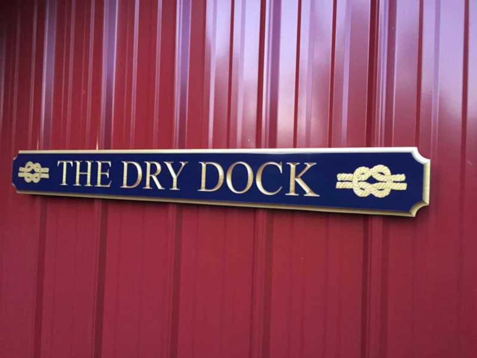 Custom Engraved Quarterboard Sign With Square Knot Image Add - Etsy