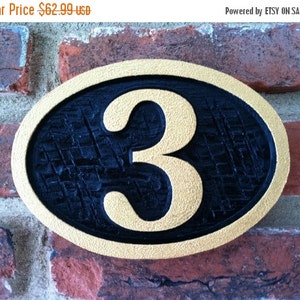 Custom Numbers House Number Sign - Carved Address Plaques (A3) - Etsy