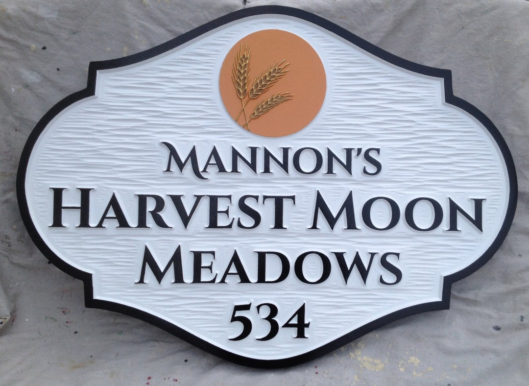 Custom Street Address Sign / House Number / Business Sign - Etsy