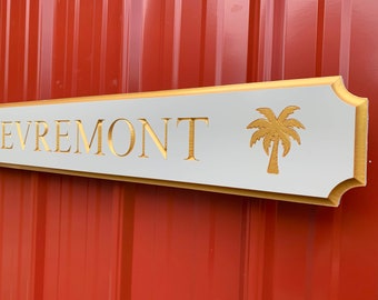 Custom Carved Quarterboard Sign in Cursive Font Add Your - Etsy