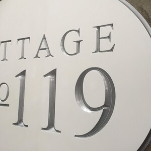 Address Number Sign for Cottage, Home, or Business - Made to Order ...