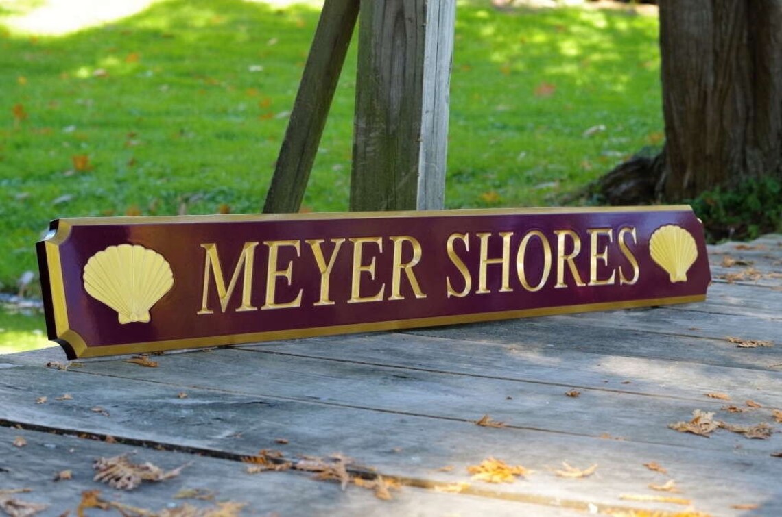Custom Carved Quarterboard Sign Add Your Name and Image - Etsy