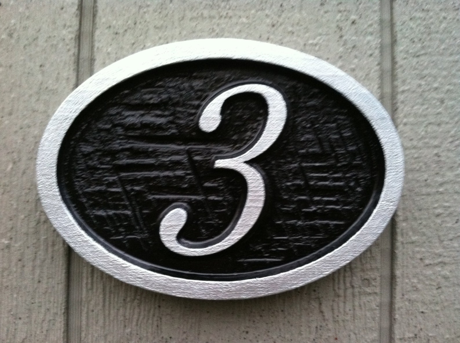 Custom Numbers House Number Sign - Carved Address Plaques (A3) - Etsy