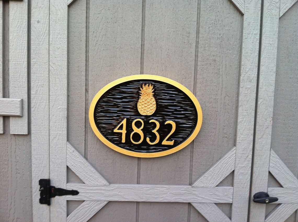 Street Address Sign / House Number Custom Carved Sign - Etsy