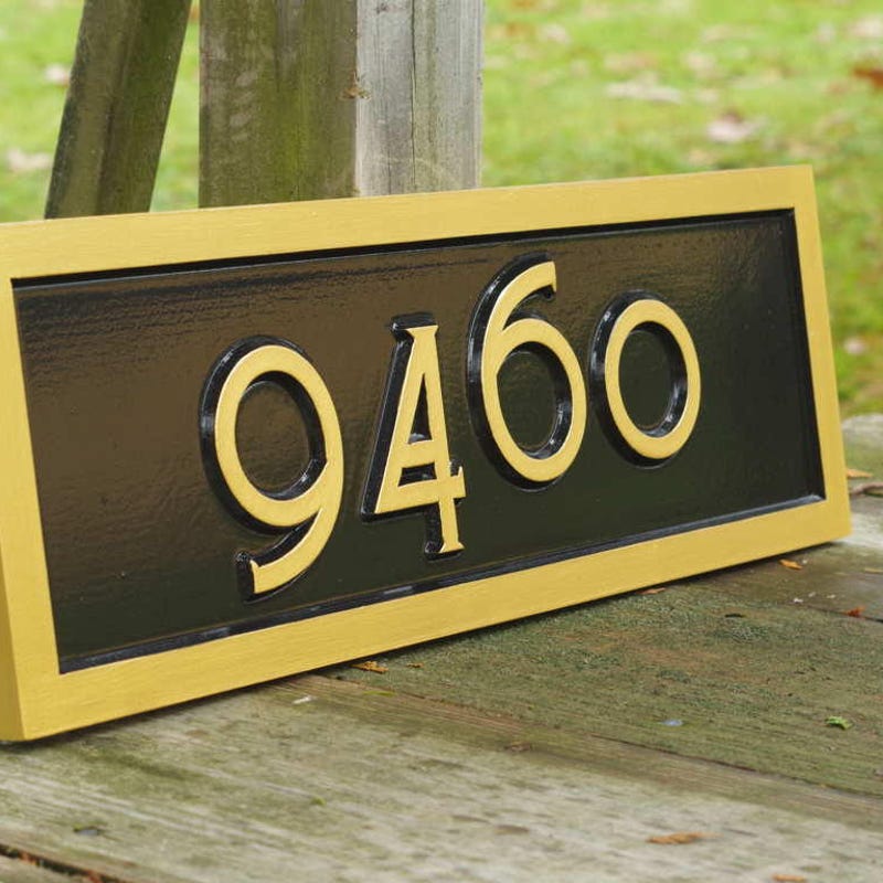 Craftsman House Numbers - Etsy