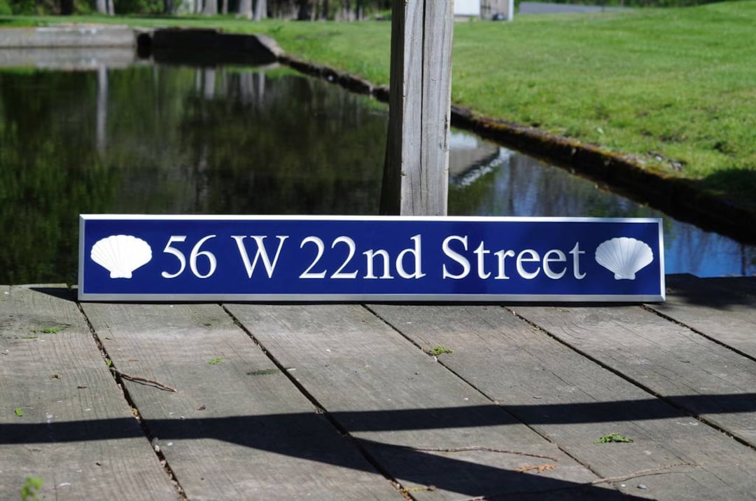 Custom Carved Quarterboard Sign - Add Your Address, Name, or Place, and ...