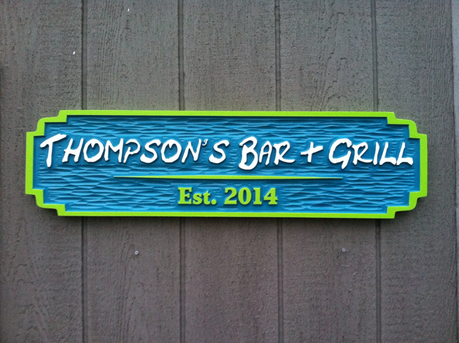 Custom Bar and Grill Sign Made to Order Personalized Bar | Etsy