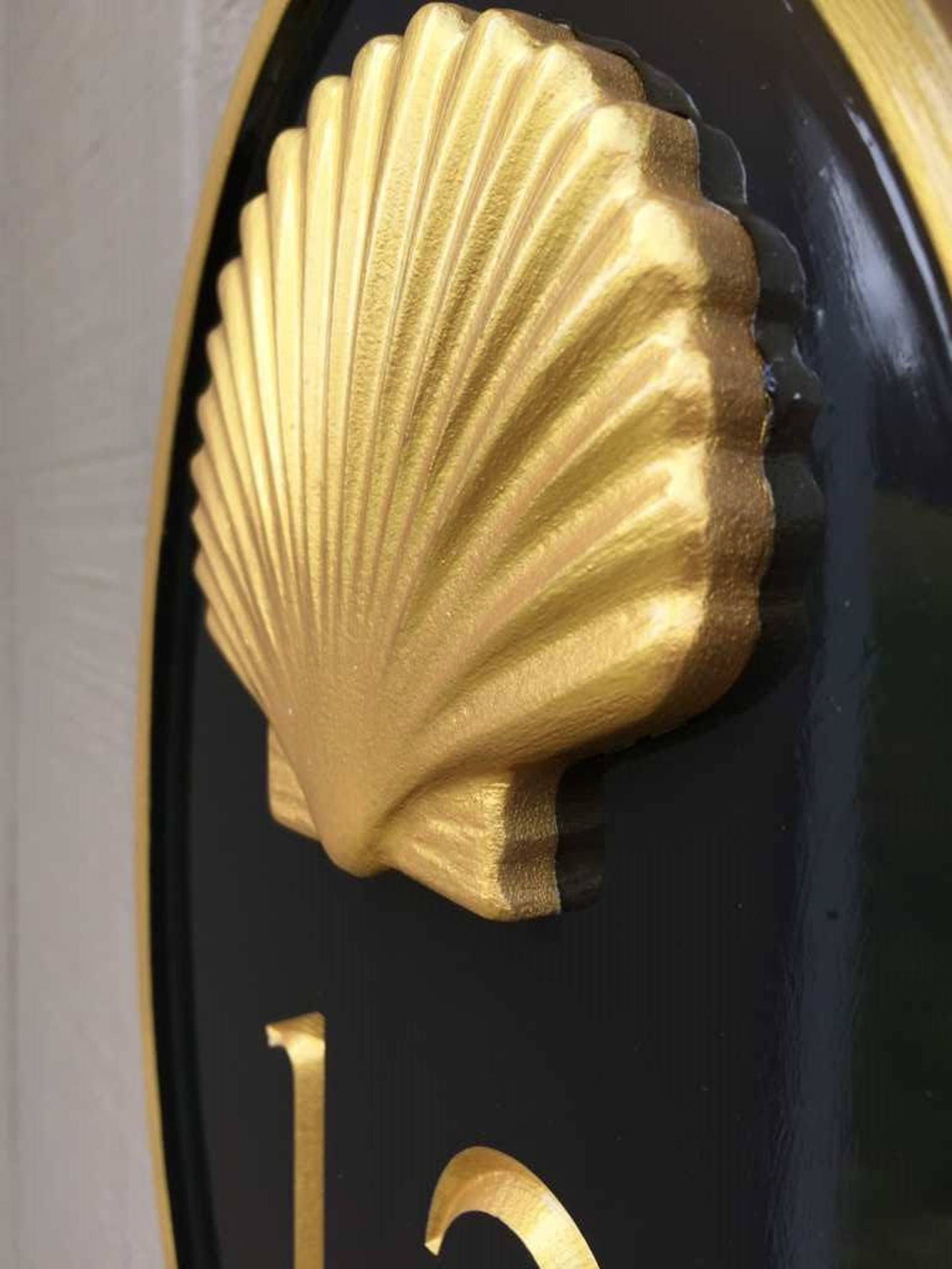 Realistic Scallop Shell House Number Sign Carved Street | Etsy