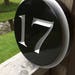 Custom Round Street Number Plaque Circular House Marker Signs - Etsy