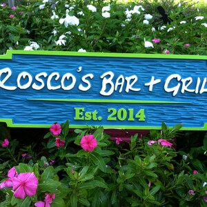 Island Theme Custom Bar Sign Made to Order Personalized | Etsy