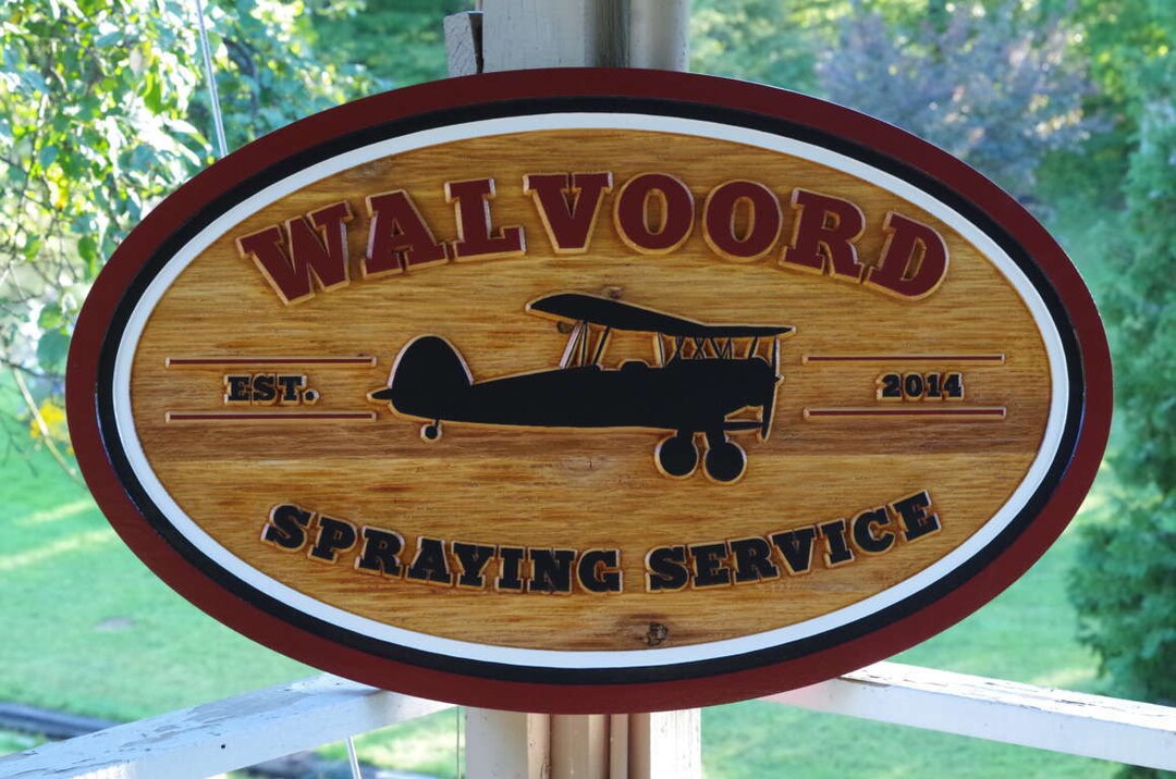 Customized Business Signs - Easy Order Online - Carved Cedar Signs (B77 ...
