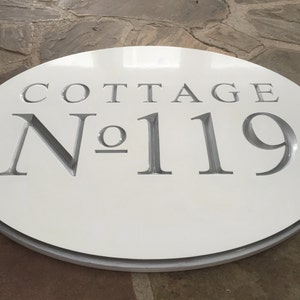 Address Number Sign for Cottage, Home, or Business - Made to Order ...