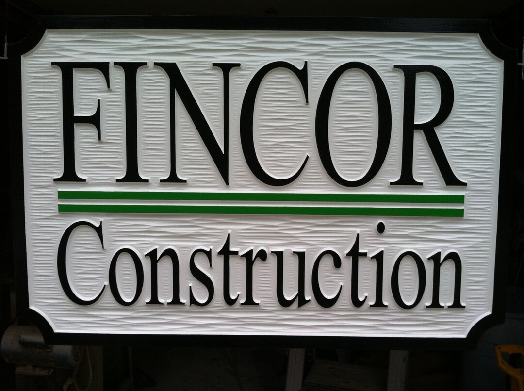 Custom Carved Business Signs - Professional Dimensional Displays - Etsy