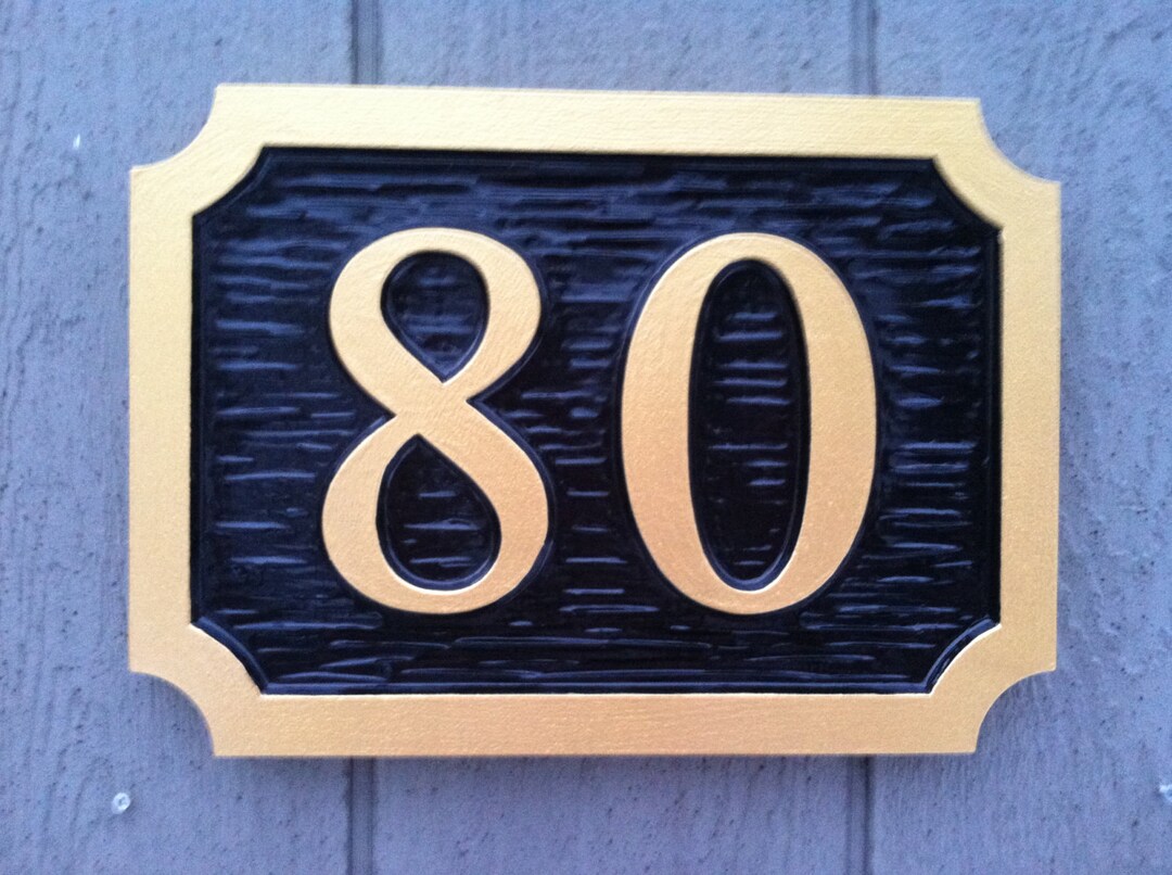Create Your Own Street Address Sign - Custom Made House Number - Custom ...