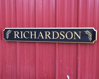 Custom Carved Quarterboard Sign in Cursive Font Add Your - Etsy