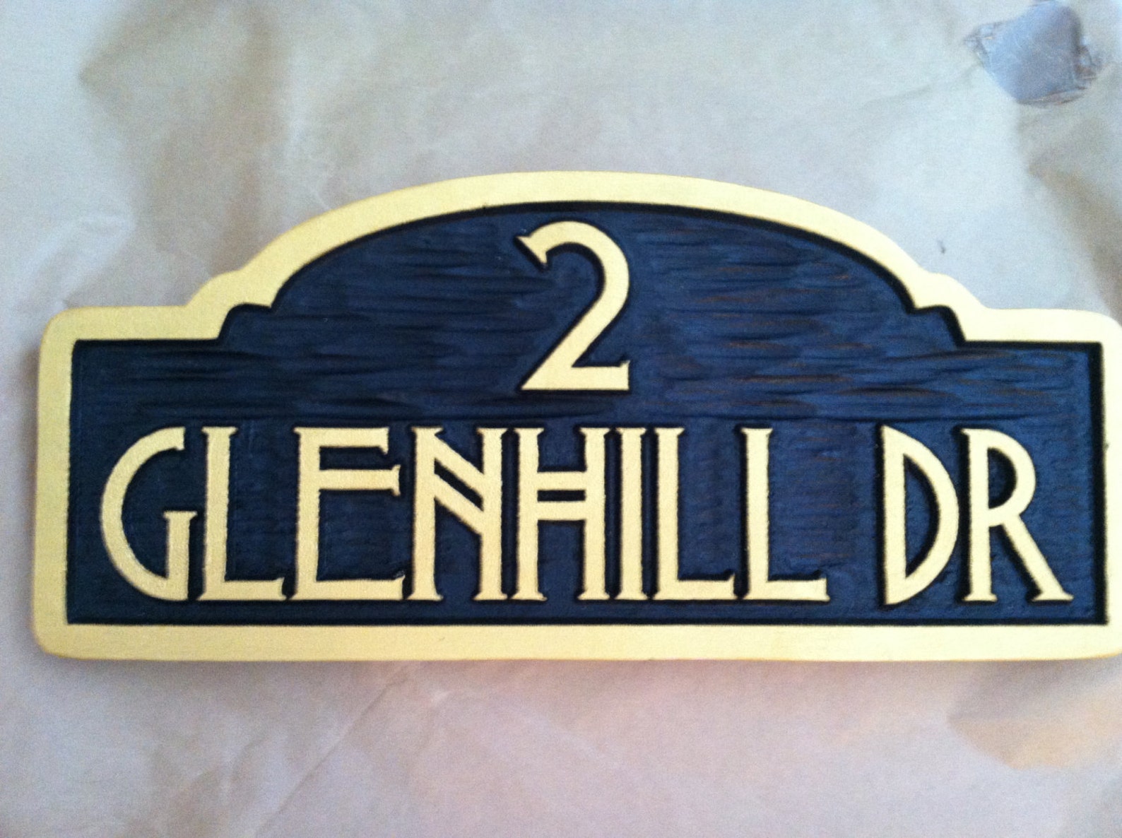 Customized House Number Sign With Street Address Custom - Etsy