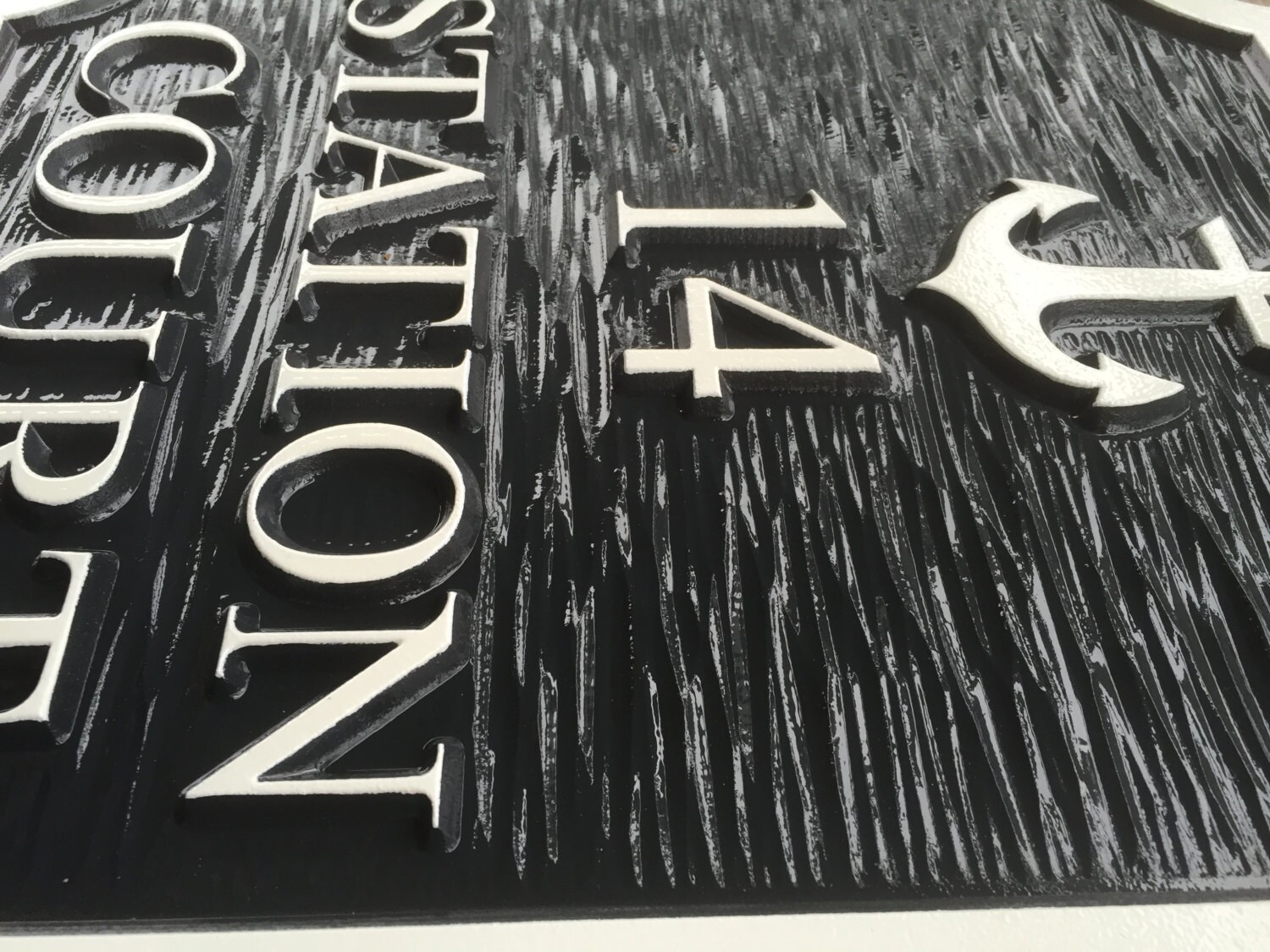 Custom House Marker / With Street Name and Motif Plaque A94 - Etsy Canada