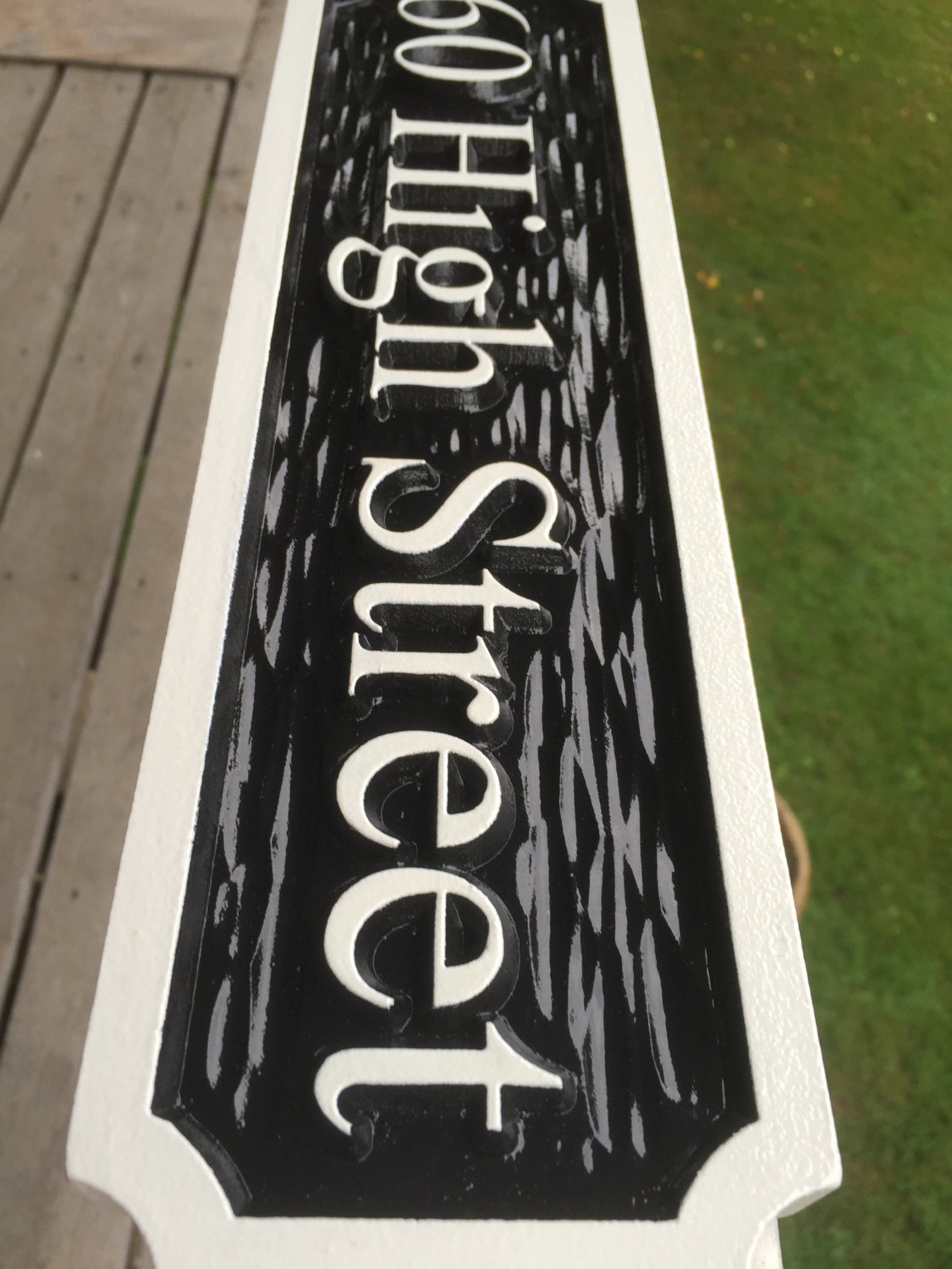 Personalized Address Sign With Street Name Custom Carved - Etsy