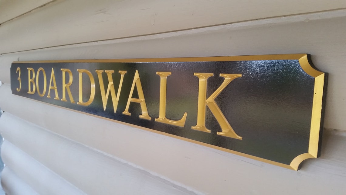 Custom Carved Quarterboard Sign Add Your Name or Place Q10 - Etsy