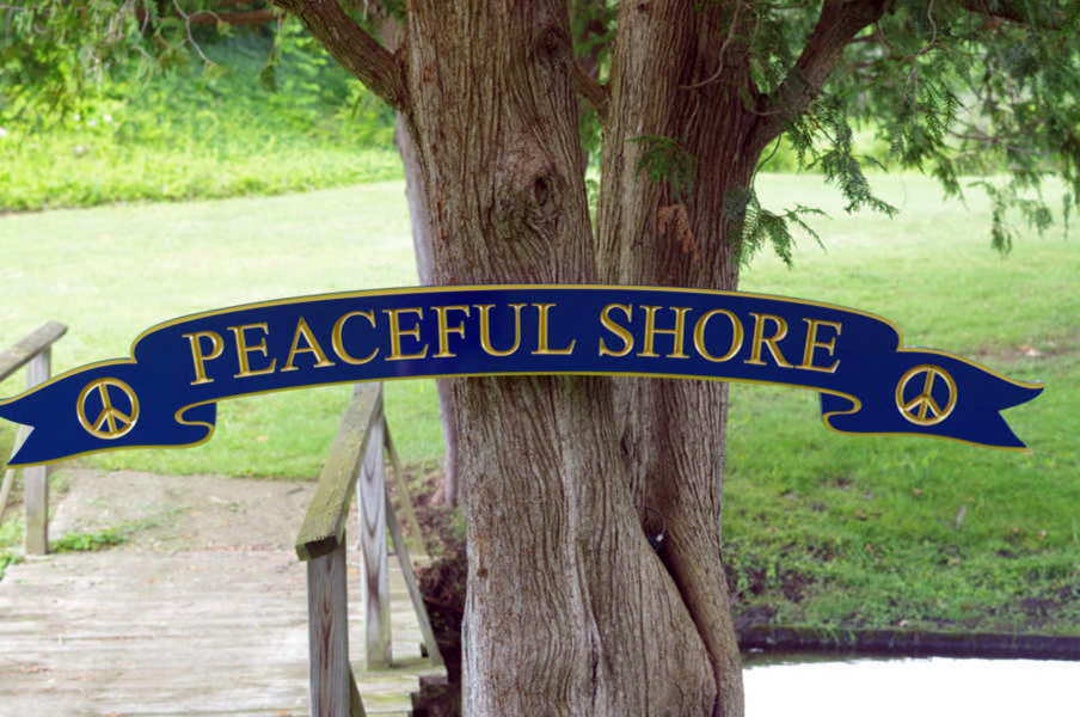 Custom Carved Quarterboard Banner Sign - Add Your Name and Image (Q49 ...