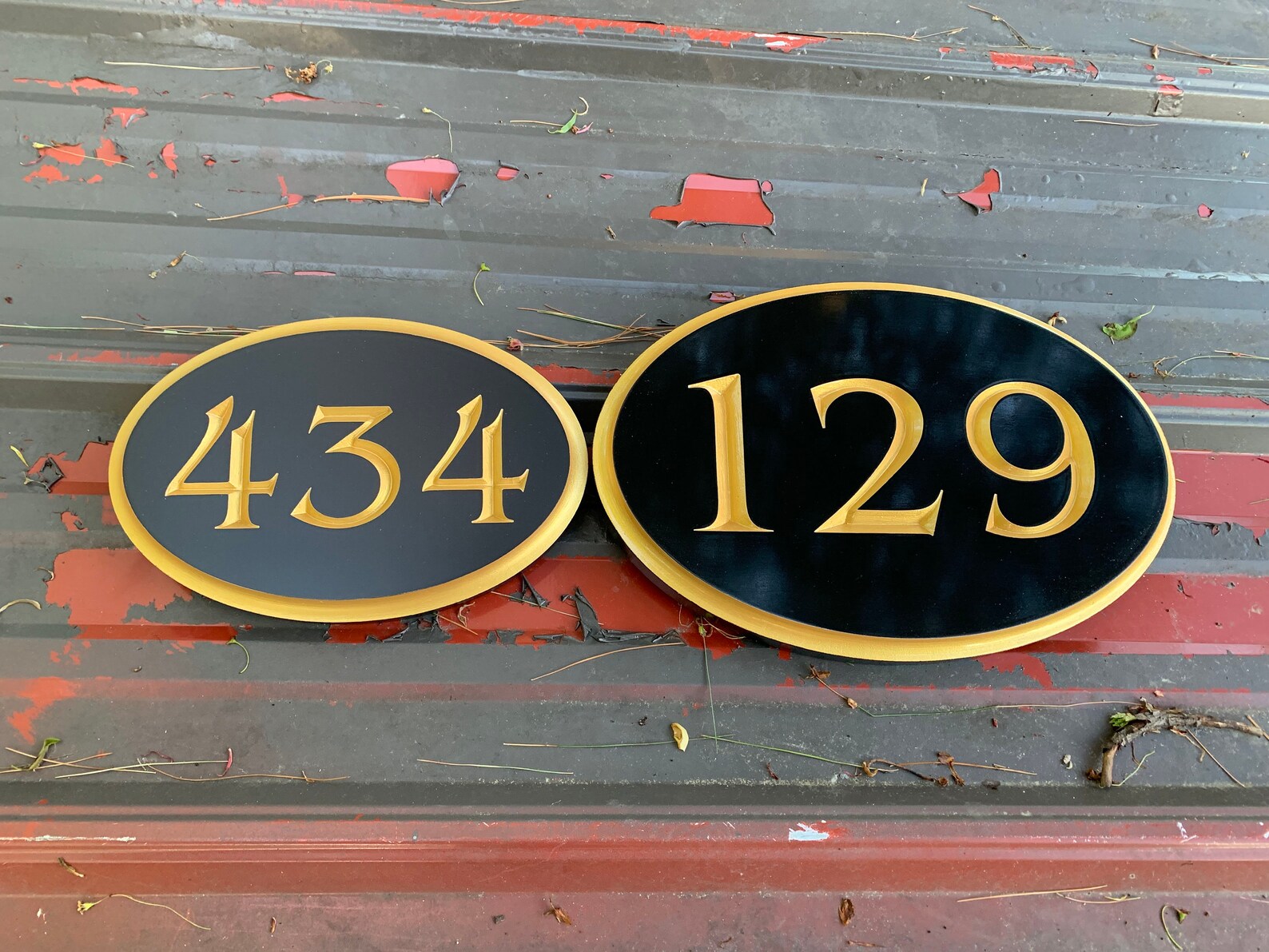 House Number Plaque Custom Numbers for Home Custom Carved | Etsy