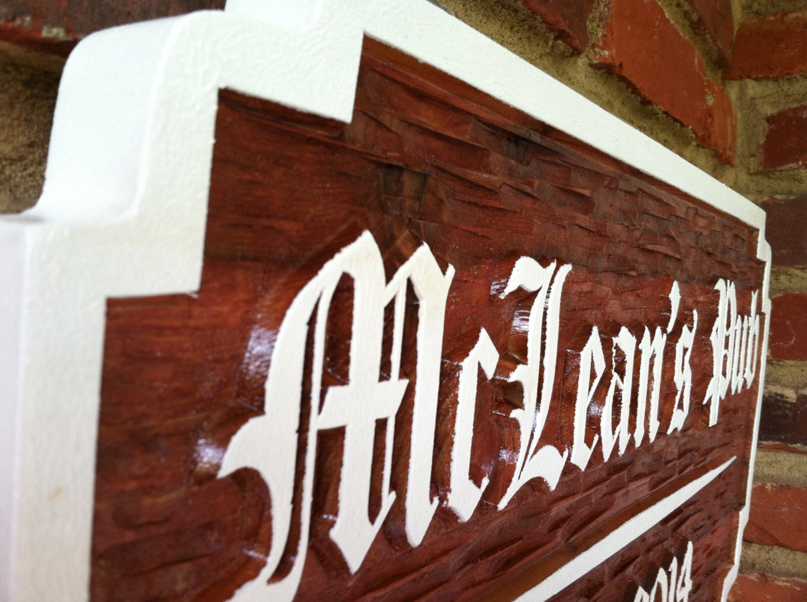 Personalized Old English Bar / Pub Sign Custom Cedar Signs Established ...