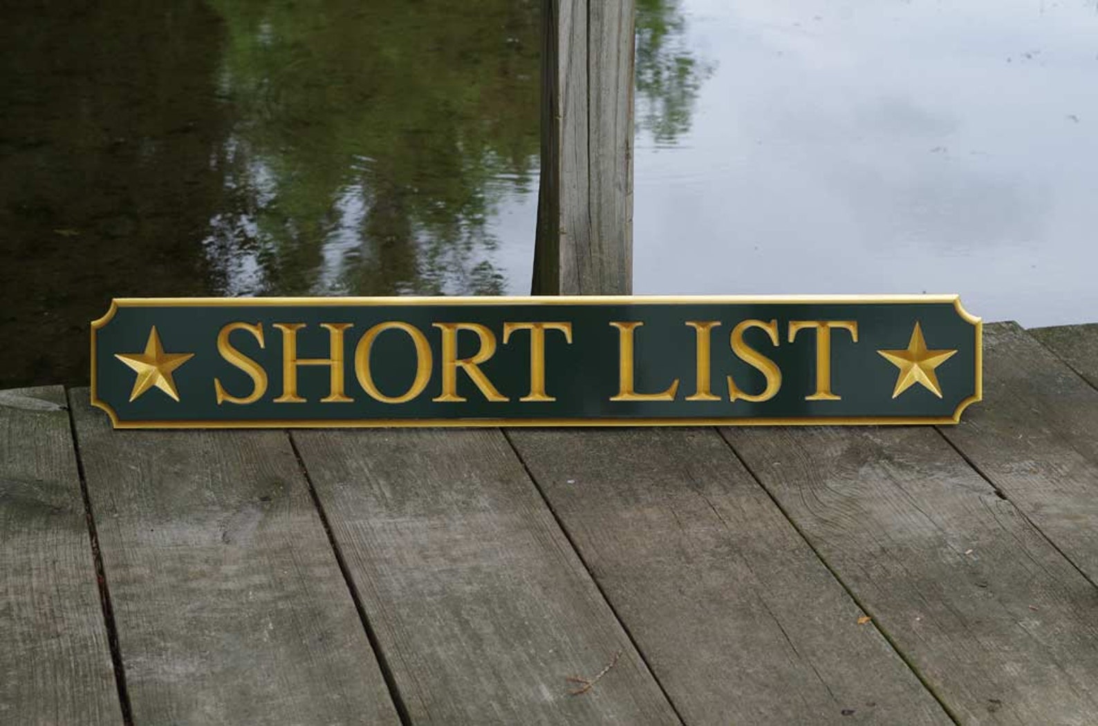 Custom Carved Quarterboard Sign With Star Image Add Your - Etsy