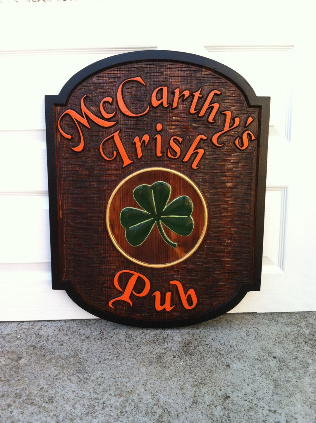 Bar or Pub Sign - Personalized With Shamrock or Other Image - Custom ...
