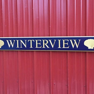 Custom Engraved Quarterboard Sign With Seal or Other Emblem - Add Your ...