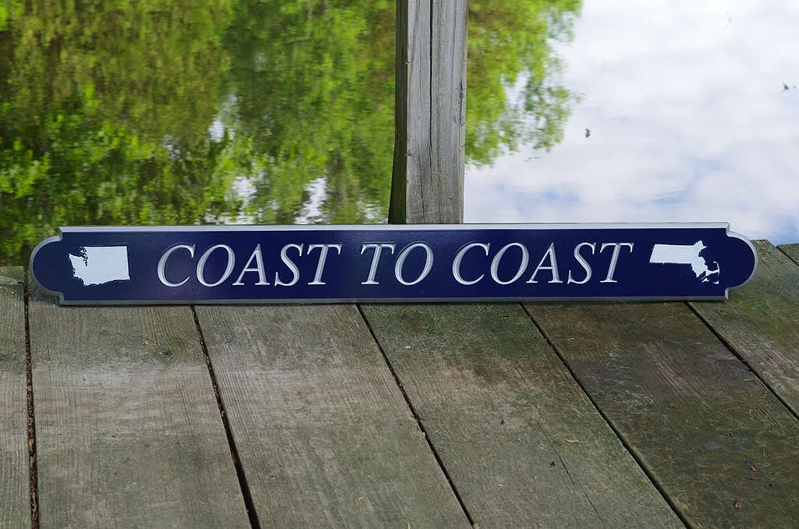 Custom Carved Quarterboard Sign - Add Your Wording and State (Q21) - Etsy