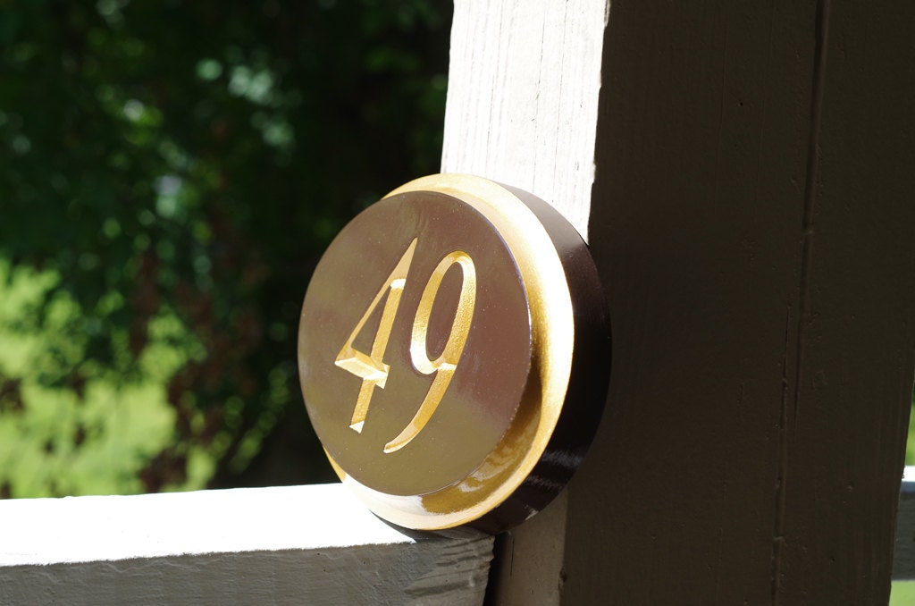 Custom Engraved House Number Sign - Address Signs Made to Order (A110 ...