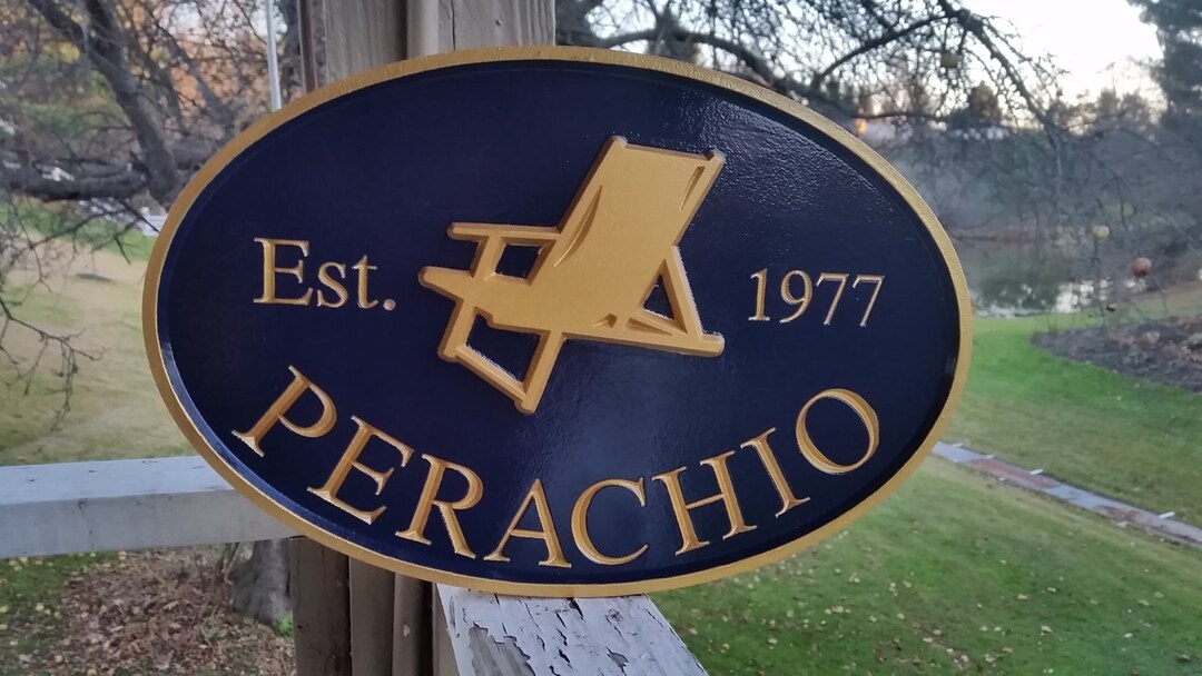 Custom Carved Welcome Sign - Last Name Sign With Beach Chair or Other ...
