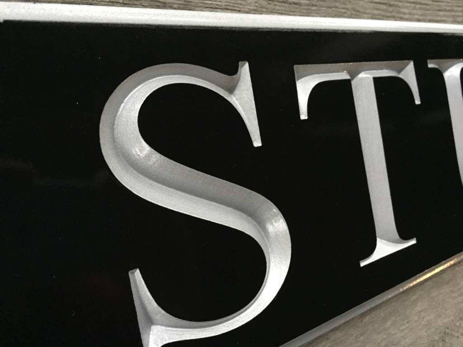 Carved Quarterboard Sign Customize With Your Name and Color - Etsy