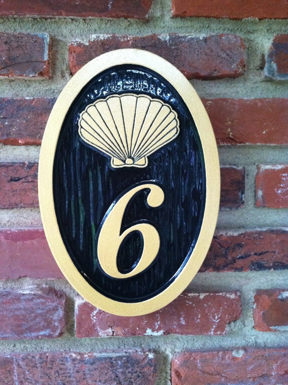 Street Number Address Sign / House Marker Custom Carved Sign | Etsy