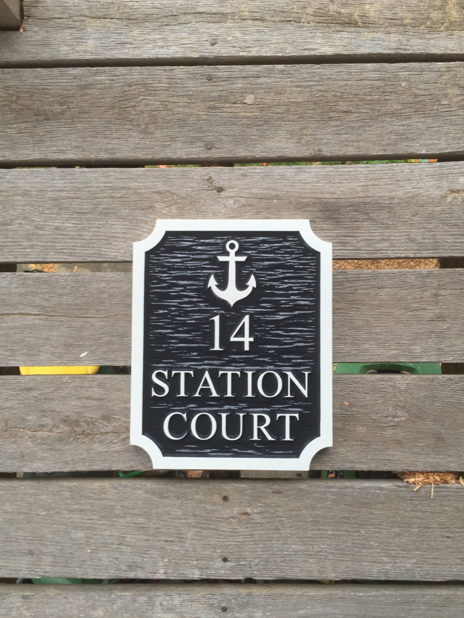 Custom House Marker / With Street Name and Motif Plaque A94 - Etsy Canada