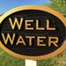 Carved Well Water Notice Plaque- Irrigation Sign - Etsy